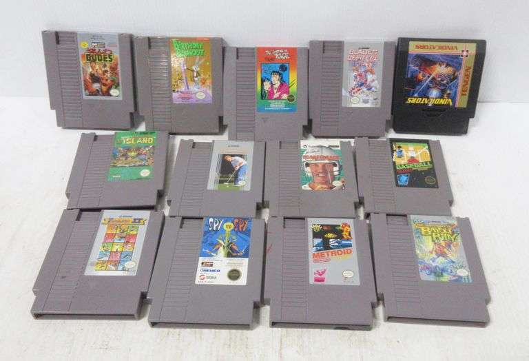 (13) Original NES games, great, used - Albrecht Auction Service