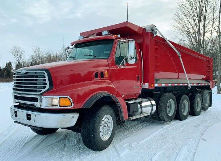 1999 Sterling LT9513 Michigan Special Quad Axle Dump Truck with Steel ...
