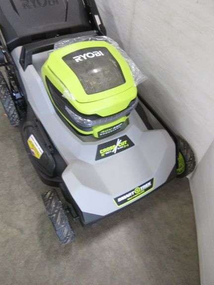 Ryobi RY401015 40V 21" self-propelled lawn mower, 3-in-1, will mulch ...