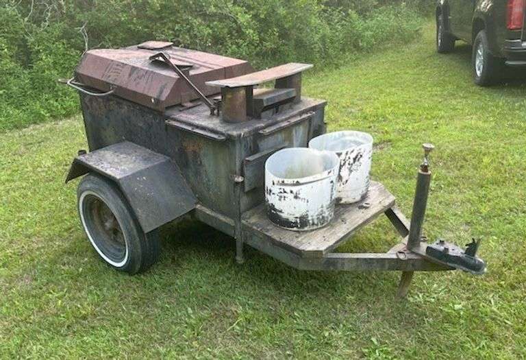 This item Selling ABSOLUTE! ~~~ Garlock Pull-Behind Tar Kettle, One ...