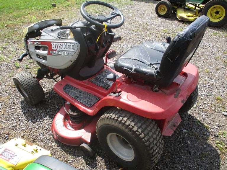 Huskee Supreme LT lawn tractor, 23 HP, 46" cut, starts and runs, has a ...