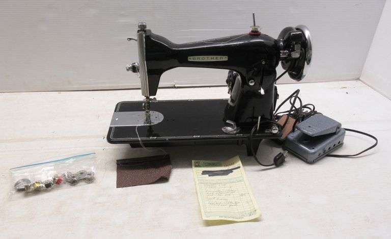 Older brother precision sewing machine, includes: Foot pedal, Cord, and ...