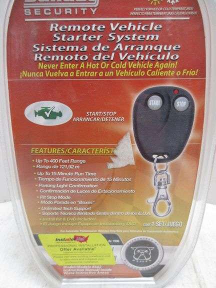 Bulldog security RS82 remote vehicle starter system - Albrecht Auction ...