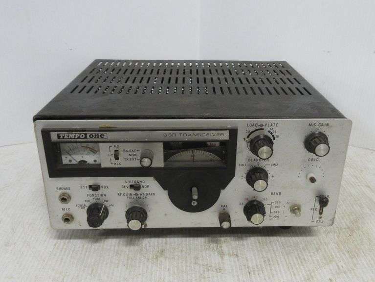 Tempo one ham radio SSB transceiver, untested, as is - Albrecht Auction ...