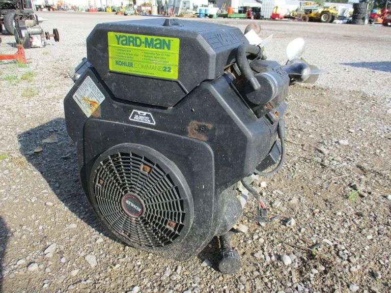 Kohler Command 22 HP twin cylinder engine, came off a Yardman lawn ...