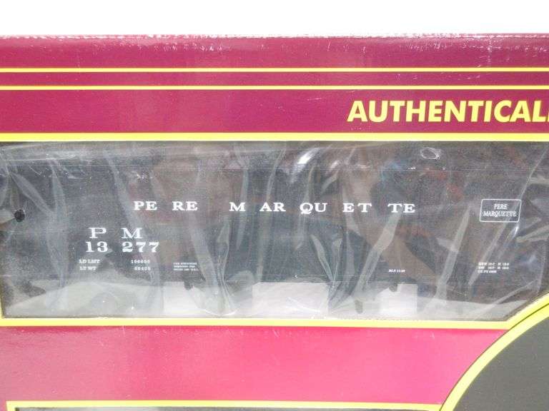 MTH O-Gauge Pere Marquette hopper with coal load, six-car set ...