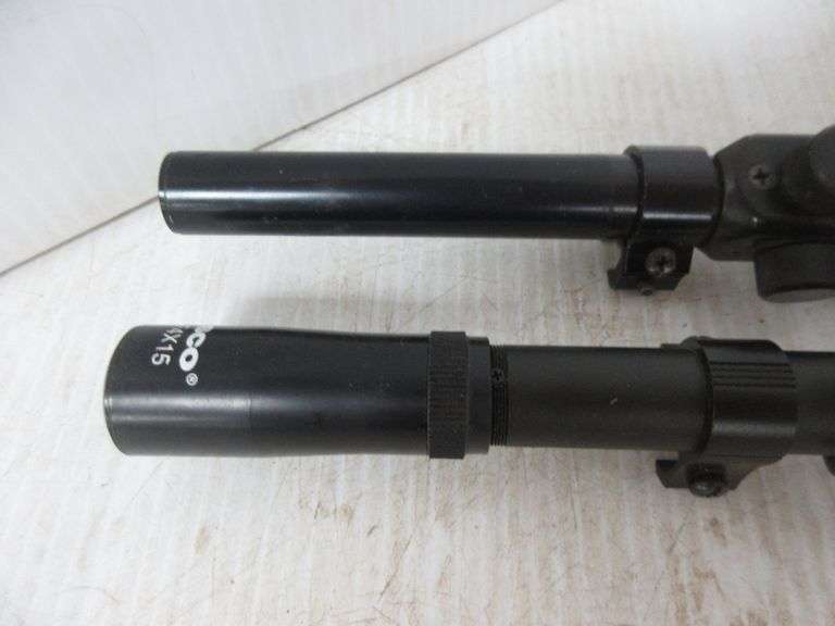(2) Tasco 4X15 Scopes, in good condition - Albrecht Auction Service
