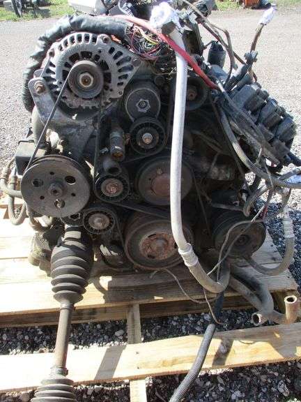 3800 Supercharged engine and transmission from a mid 90's Buick, has ...
