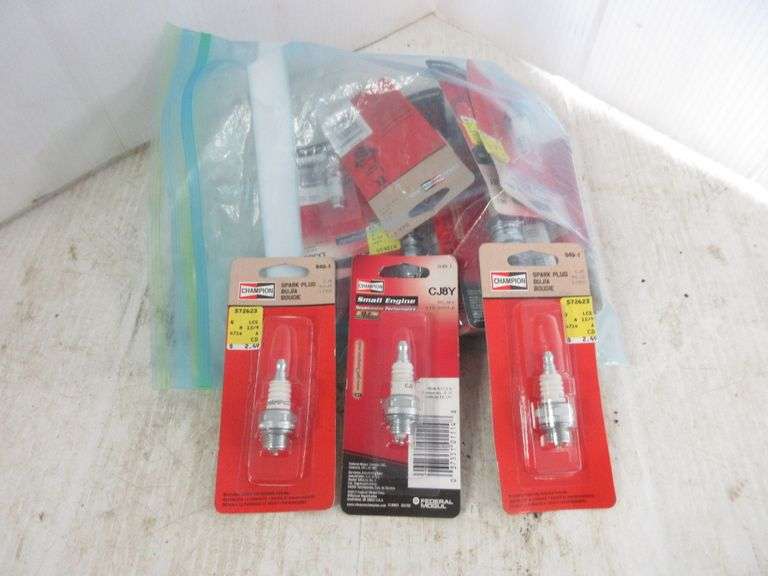 (15) Various champion small engine spark plugs - Albrecht Auction Service