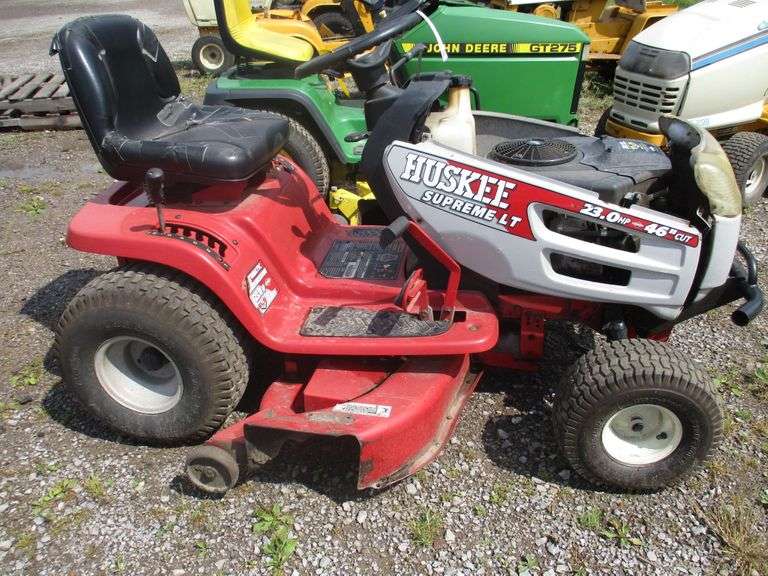 Huskee Supreme LT lawn tractor, 23 HP, 46" cut, starts and runs, has a ...