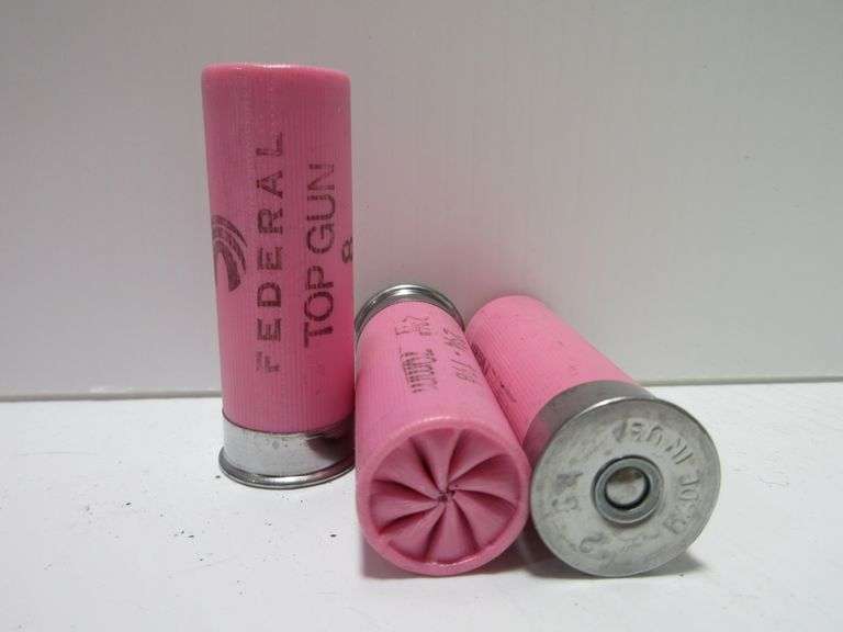 (25) Rounds of Federal 2 3/4", No. 8 Shot, Breast Cancer Awareness ...
