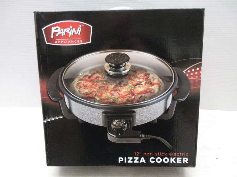 (2) Pieces of Parini, from Casio, includes: 12" Pizza Cooker, and 6 ...