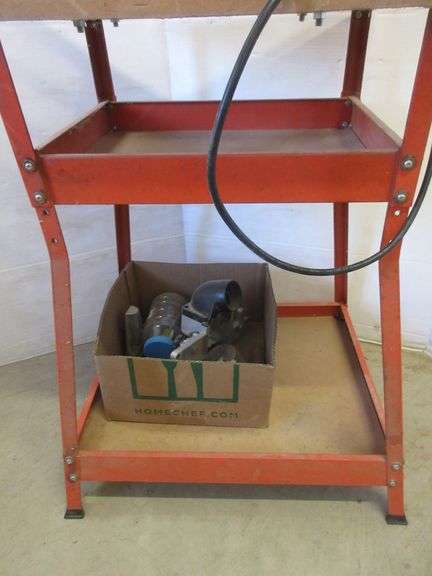 Sears- Craftsman, 7/8 HP, bench top shaper/router on work stand, extra ...