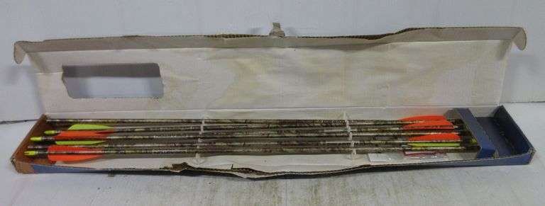 Easton 2315 aluminum hunting arrows, half dozen, XX75, inserts included ...