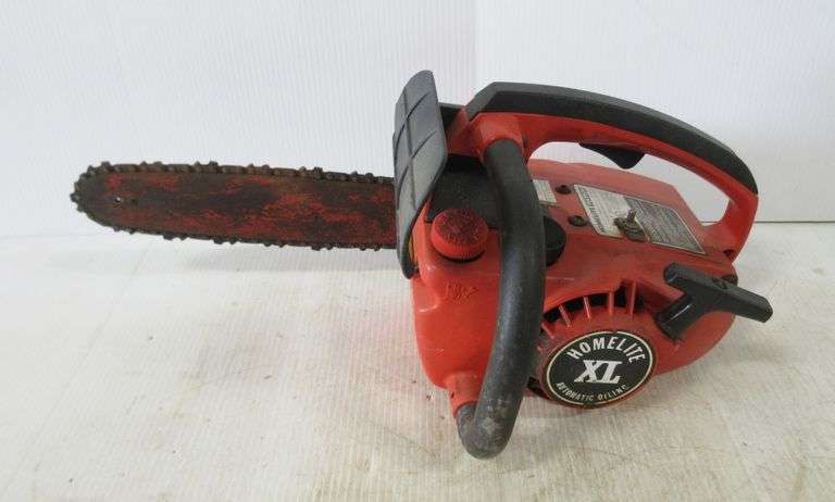 Homelite XL top handle chainsaw, has spark and compression, ran when ...