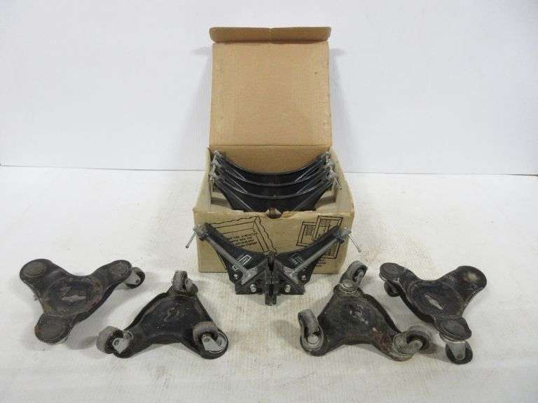 Craftsman Cut-N-Clamp set in box, (4) casters for machines, in great ...