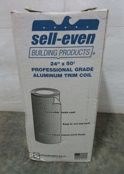 Box of 24" x 50' aluminum trim coil, brown and green, new - Albrecht ...