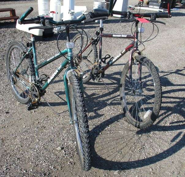 (2) Mens and womens mountain bikes by Magna, Northern Ridge models, 26 ...
