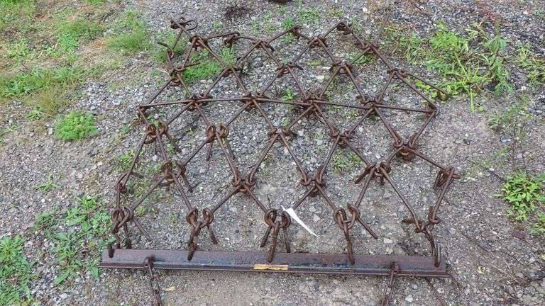 Pull type chain harrow, 45"W, fair - Albrecht Auction Service
