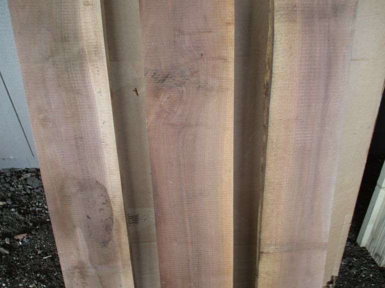 (3) Rough cut walnut planks - Albrecht Auction Service