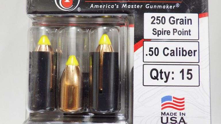 (69) .50 cal. bullets, NIP - Albrecht Auction Service