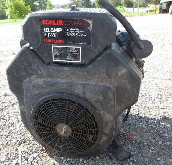 Kohler Command 18.5 HP from a Craftsman garden tractor, ran when stored ...