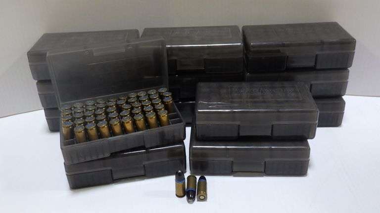 (651) Rounds of 9mm ammo, factory loaded, was bulk ammo in a cardboard box but transferred to ...