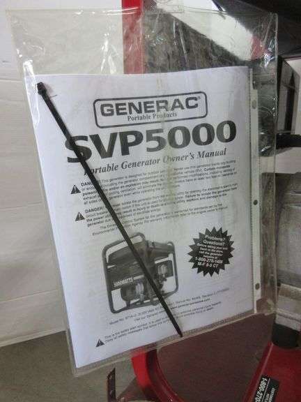 Generac 6250W max generator, 10 HP, 5000W running, runs well and makes ...
