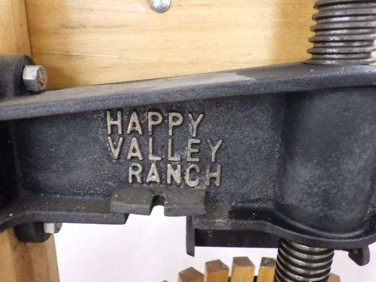 Happy Valley Ranch, HR Homestead, Wine and Cider Press and Grinder, 24 ...