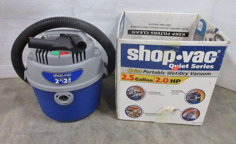 2 1/2-Gallon Shop Vac - Albrecht Auction Service