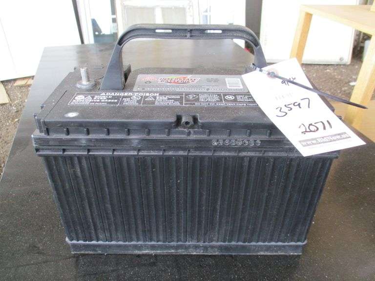 Interstate battery GP 31 Top Post, tested good, charged, 950cca, used ...