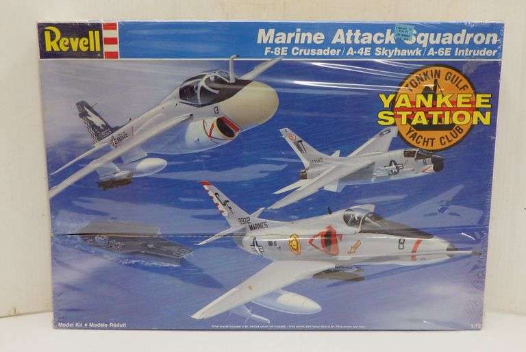 Revell 1/72 scale, (3) plane, "Yankee Station," airplane model kit, 20 ...
