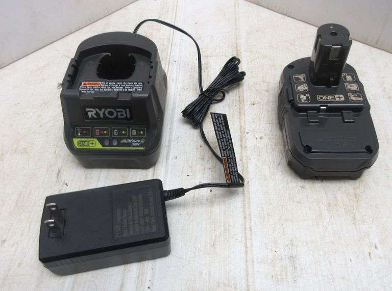 Ryobi P2805 18V ONE+ fogger, includes battery and charger, tested and ...