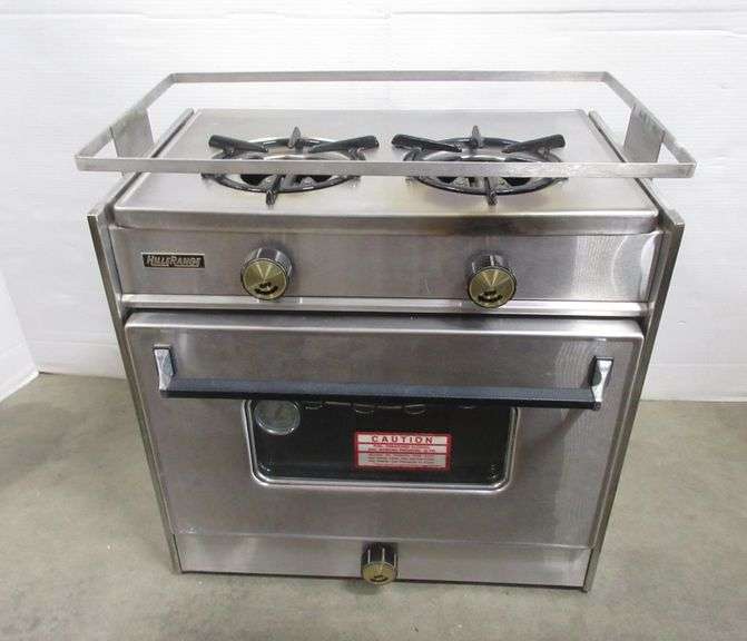 2-Burner boat stove, 21"W x 16"D x 21 1/2"H, no fuel tank or hangers ...