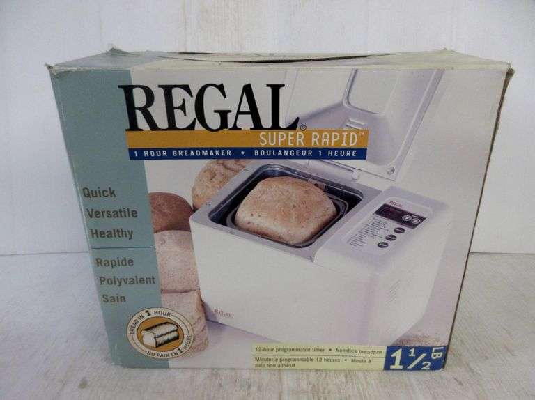 Regal super rapid bread maker, in new condition, never used - Albrecht Auction Service