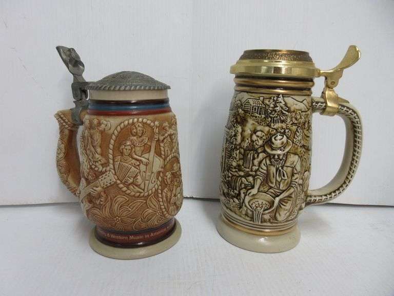 Collectible Avon Steins, all numbered, includes: A Century of ...