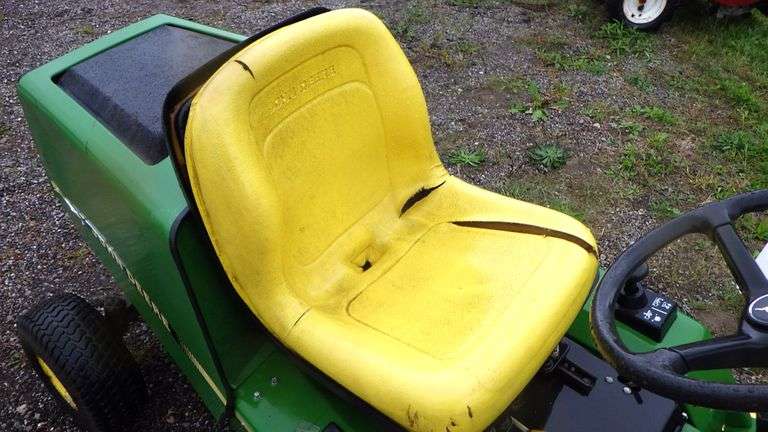 John Deere F725 lawn mower, 54" deck, ran last summer, engine turns ...