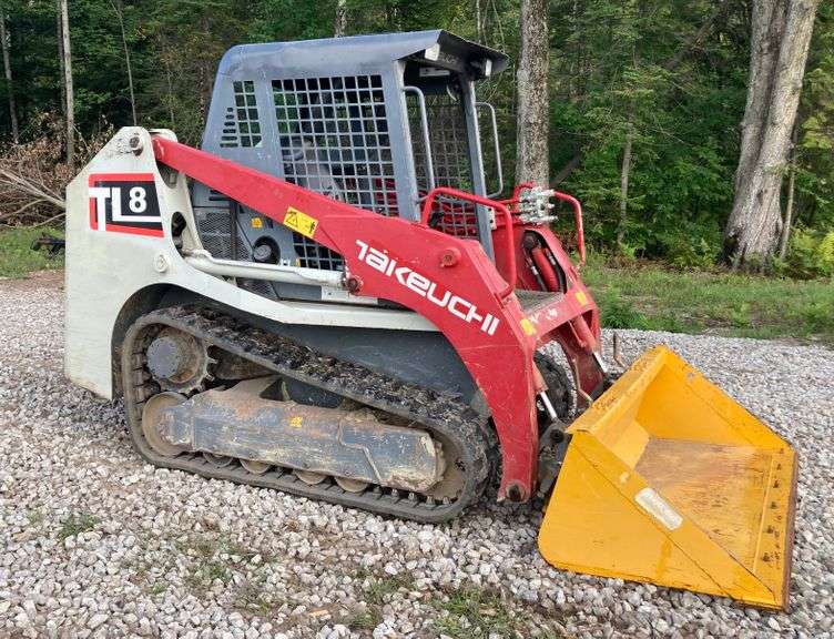 2017 Takeuchi TL8, (2213 Hours), 2-Speed, Runs Well but Uses a Little ...