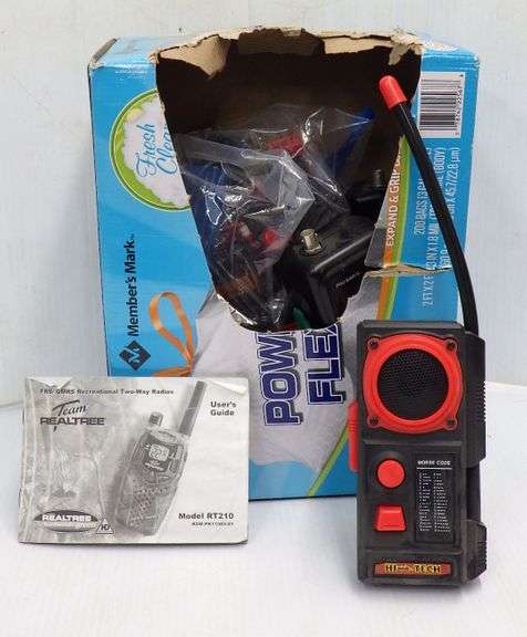 (3) Sets of two-way radios, and a bag of toy train toys - Albrecht ...