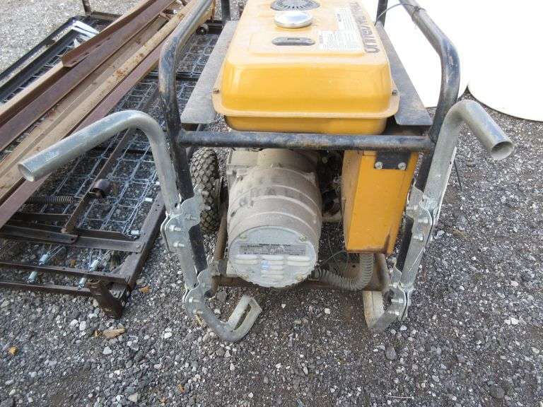 Robin RGX5500 generator, needs new wheels - Albrecht Auction Service