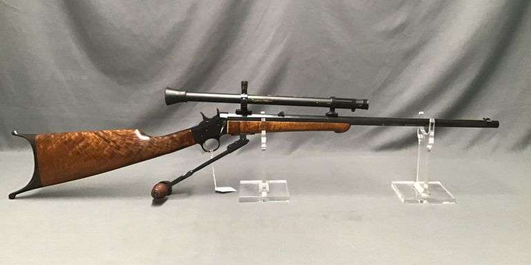 Remington Model 4 Takedown Rolling Block Rifle, .22 Short or LR, Lyman ...