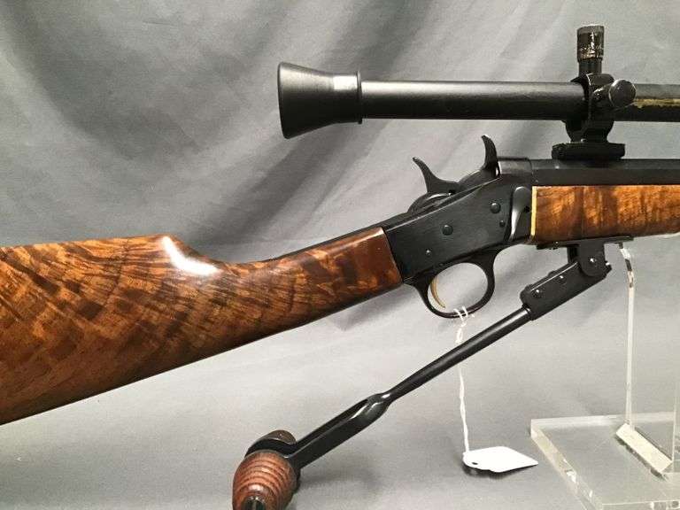 Remington Model 4 Takedown Rolling Block Rifle, .22 Short or LR, Lyman ...