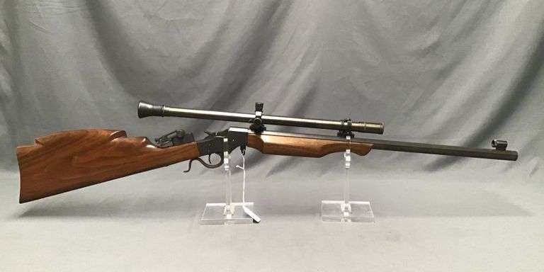 Stevens Model 1894 Favorite Single-Shot Falling Block Rifle, .22 LR ...