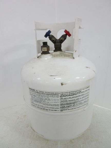 Empty refrigerant recovery tank - Albrecht Auction Service