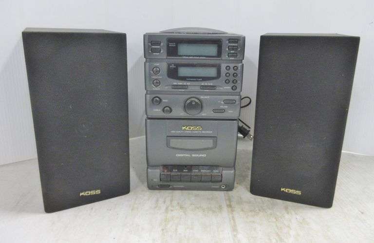 Koss AM-FM Stereo receiver, AM-FM radio, cassette player, CD player ...