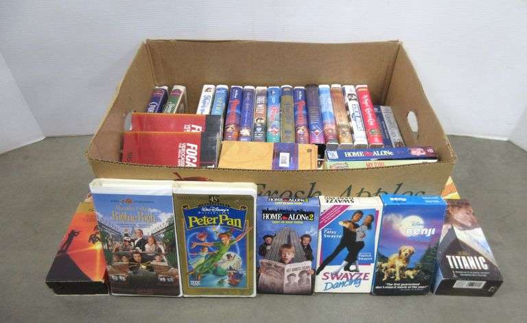 (25) VHS movies: Disney and Adult - Albrecht Auction Service