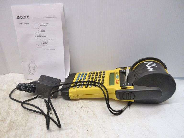 Brady ID Pro Plus wire labeler, works as it should, could use new ...