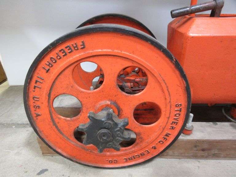 Stover 2 HP hit & miss engine with crank, serial no. KA194397, 21"W x ...