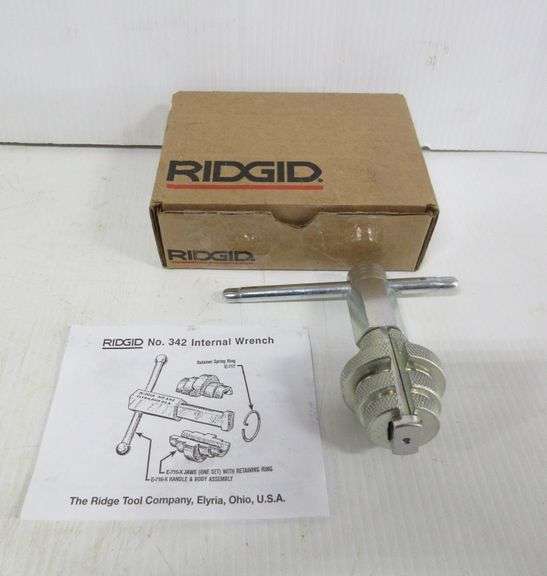 Ridgid No. 342 internal wrench, new - Albrecht Auction Service