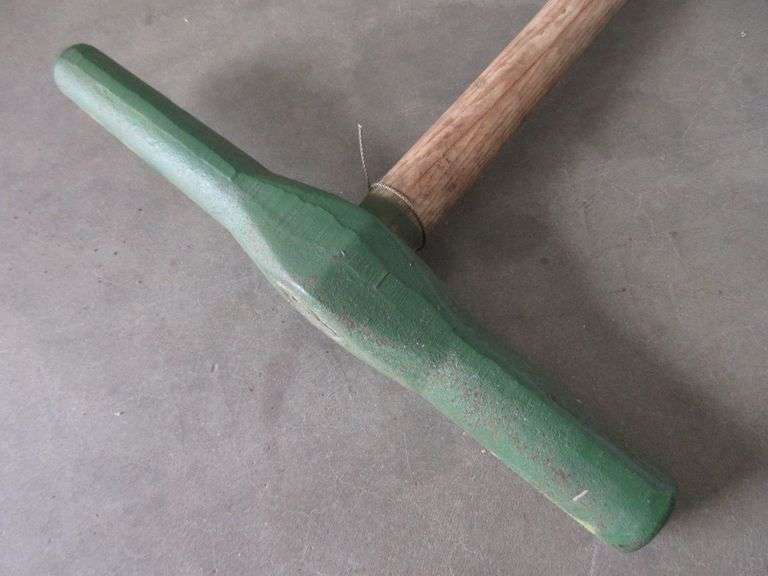 Railroad 10 lb. spike maul, 1" and 1 1/2"Dia, 15"L, designed with and ...